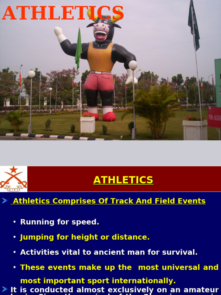 1 Athletic Lec Intro, Layout and Events | PDF | Track And Field | Sport ...