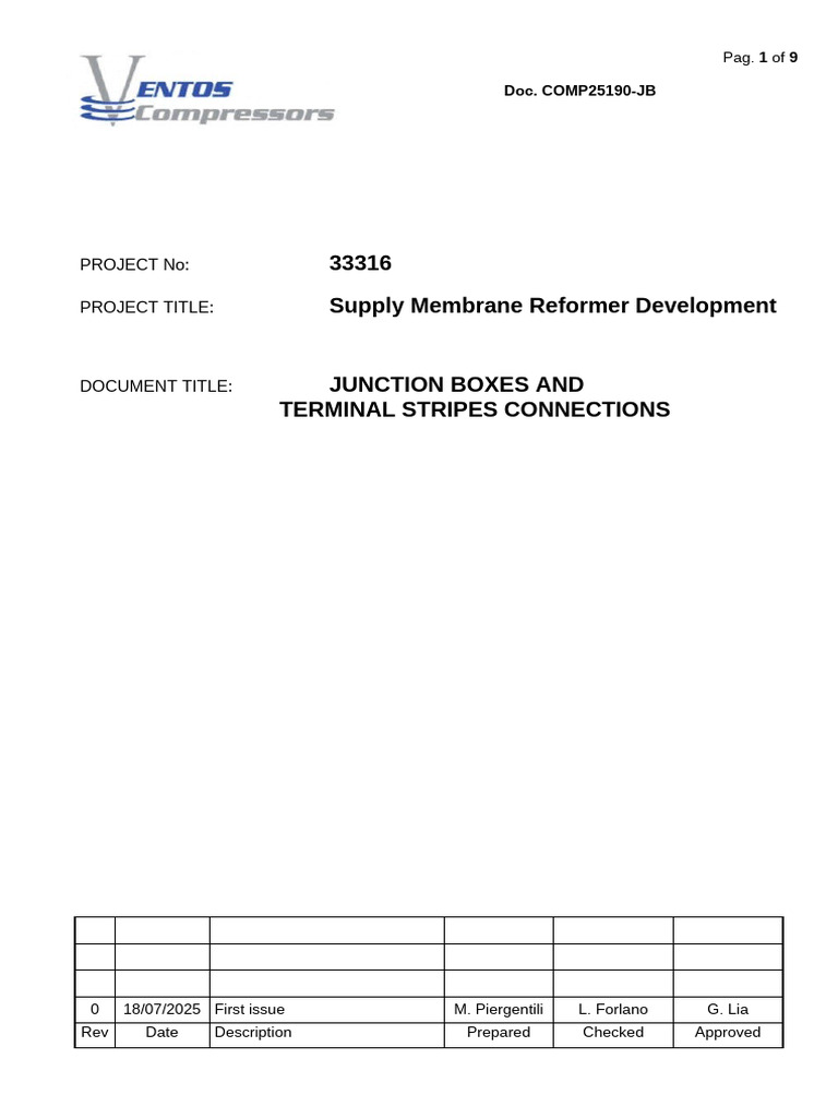 Comp25190-Jb Rev.0 - Junction Boxes and Terminal Strips Connections ...