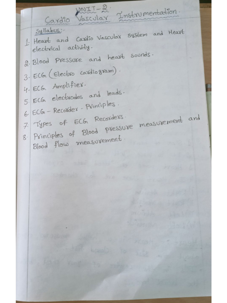 BMI Unit - 2 Notes | PDF