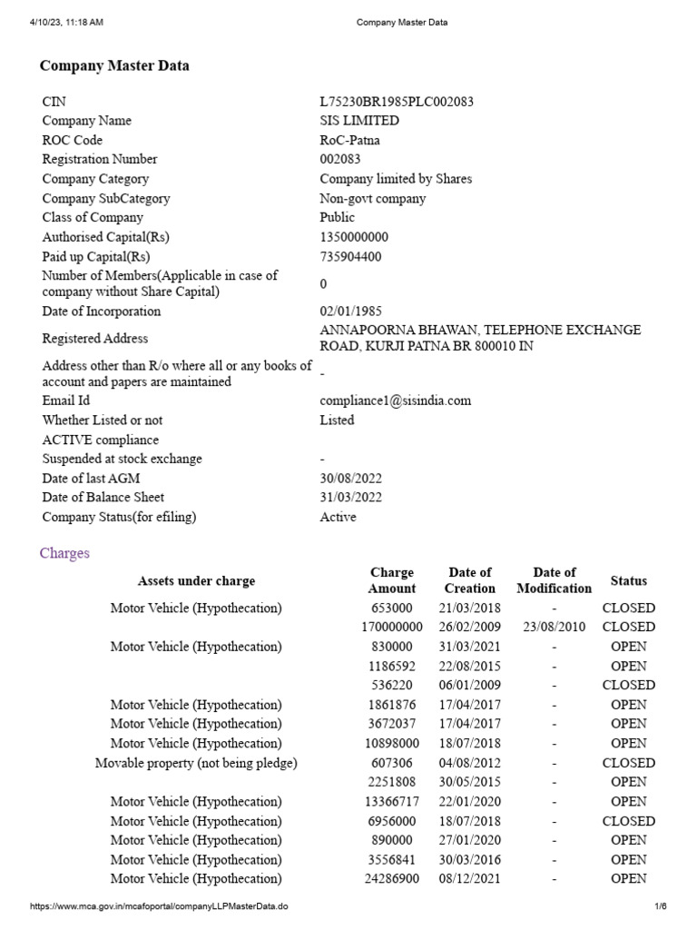 Ministry of Corporate Affairs - MCA Services | PDF | Common Law | Civil Law (Legal System)