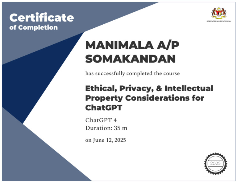Ethical, Privacy, & Intellectual Property Considerations For ChatGPT | PDF
