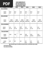 Term 3 Examinations Timetable 2025 | PDF | Science