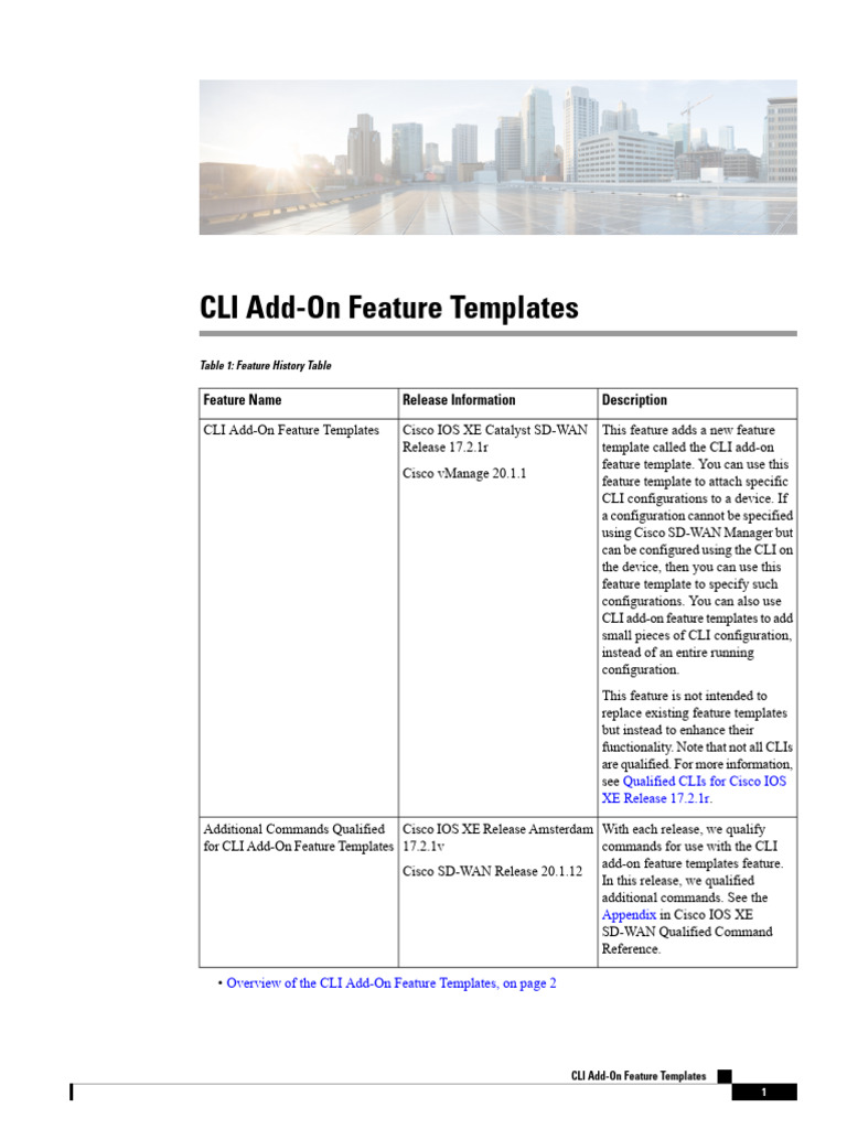 Cli Add On Feature Template | PDF | Command Line Interface | System Software