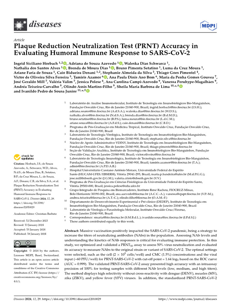Prnt Plaque | PDF | Virology | Microbiology