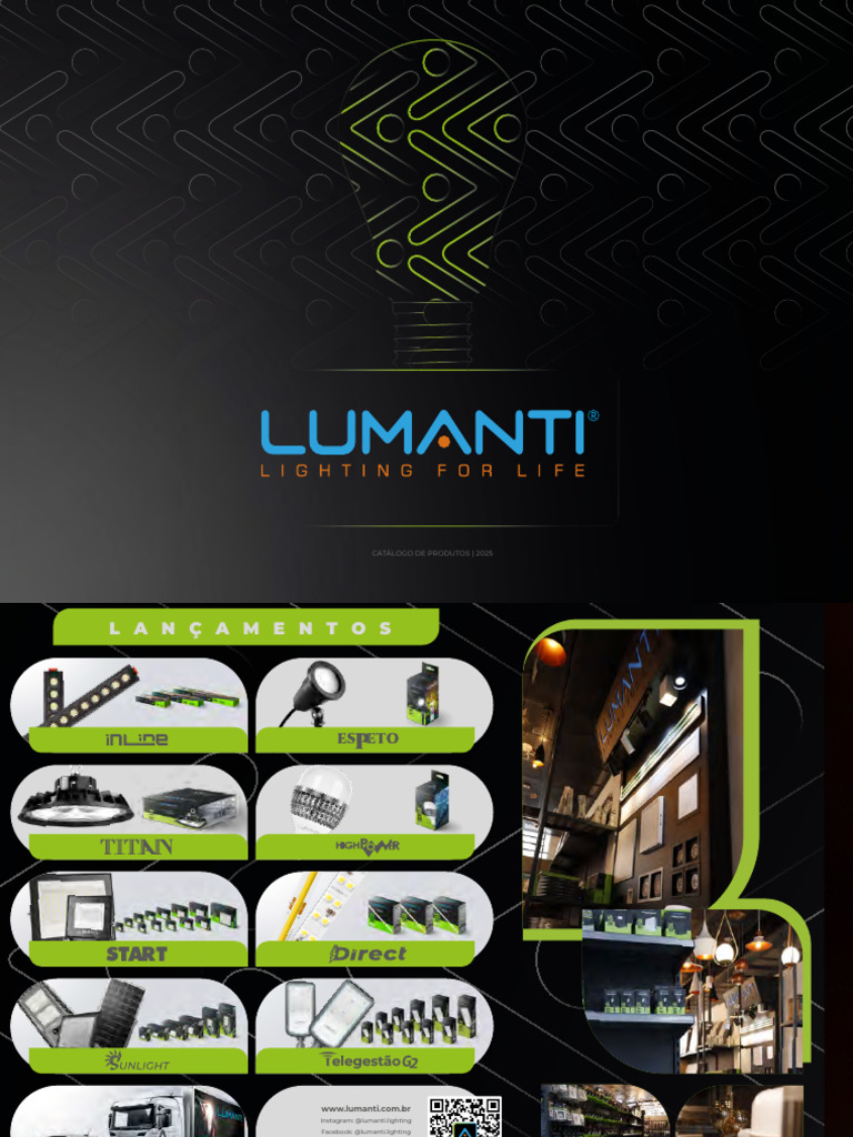Catálogo Lumanti 2025 | PDF | Lâmpada incandescente | Diodo emissor de luz