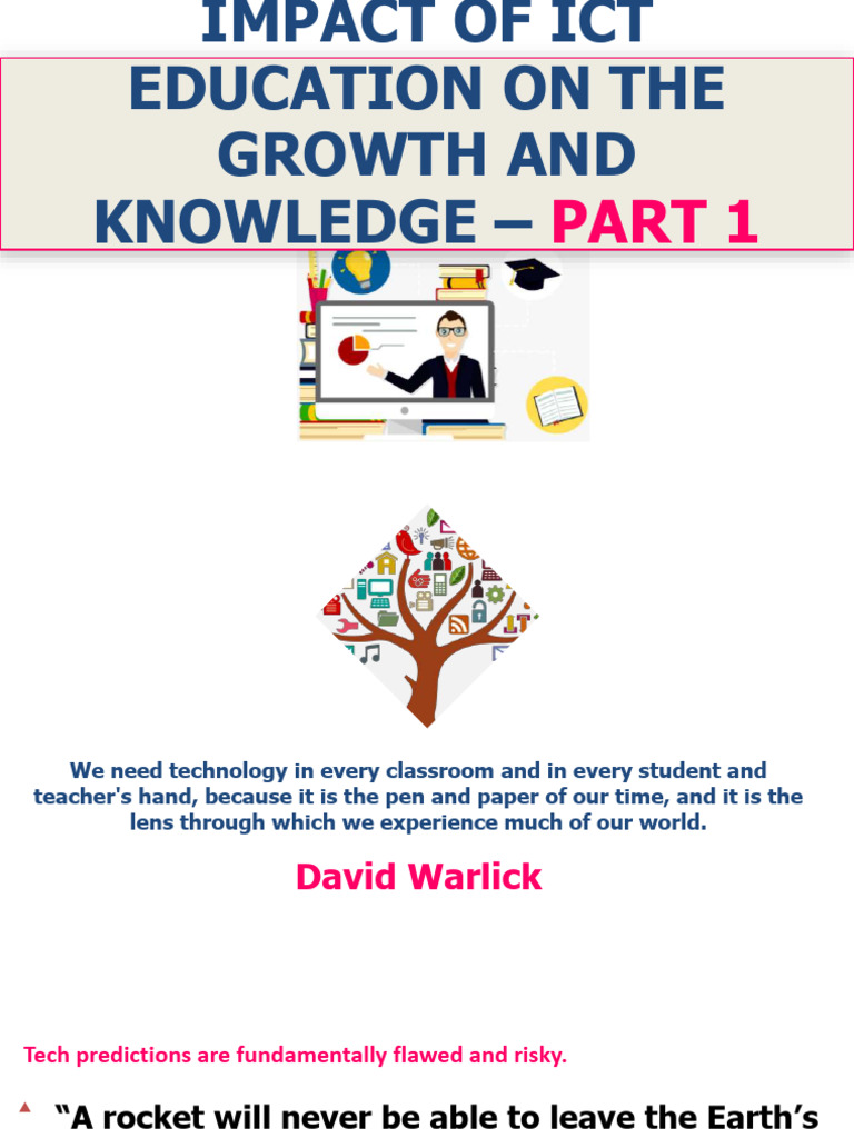 Module 4 Impact of ICT Education On The Growth and Knowledge - PART 1 ...