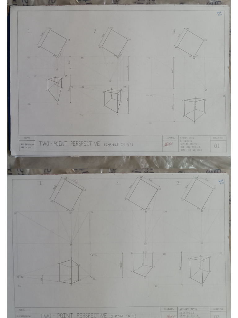 Arch Drawing Sem 2 | PDF