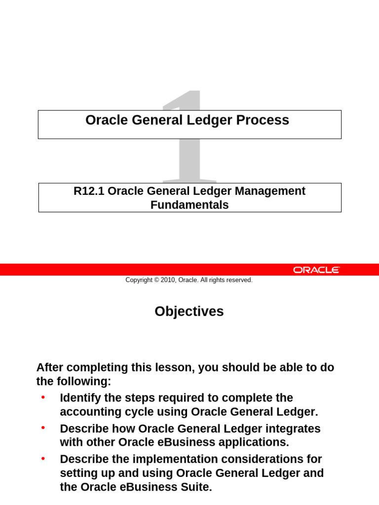 Oracle General Ledger Management Guide | PDF | Oracle Corporation ...