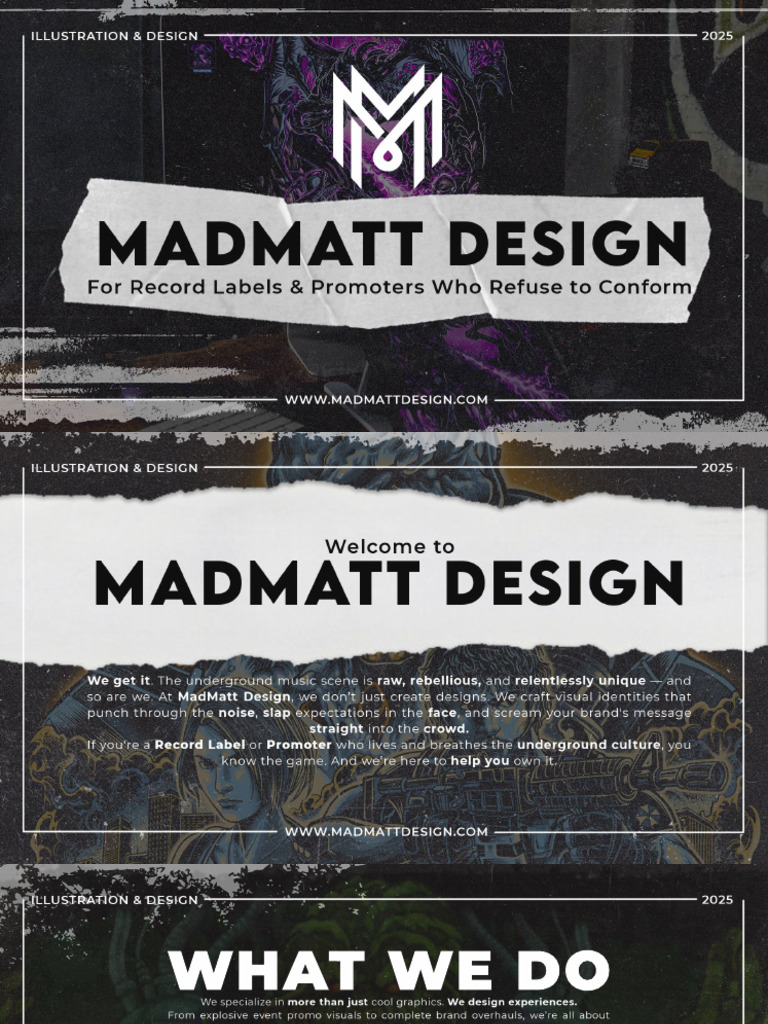 Mad Matt Design Pitch Deck 2025 | PDF