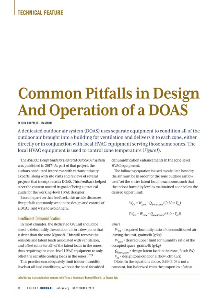 2018-09 Common Pitfalls in DOAS | PDF