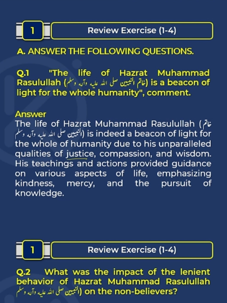 Review Exercise 1-4 | PDF
