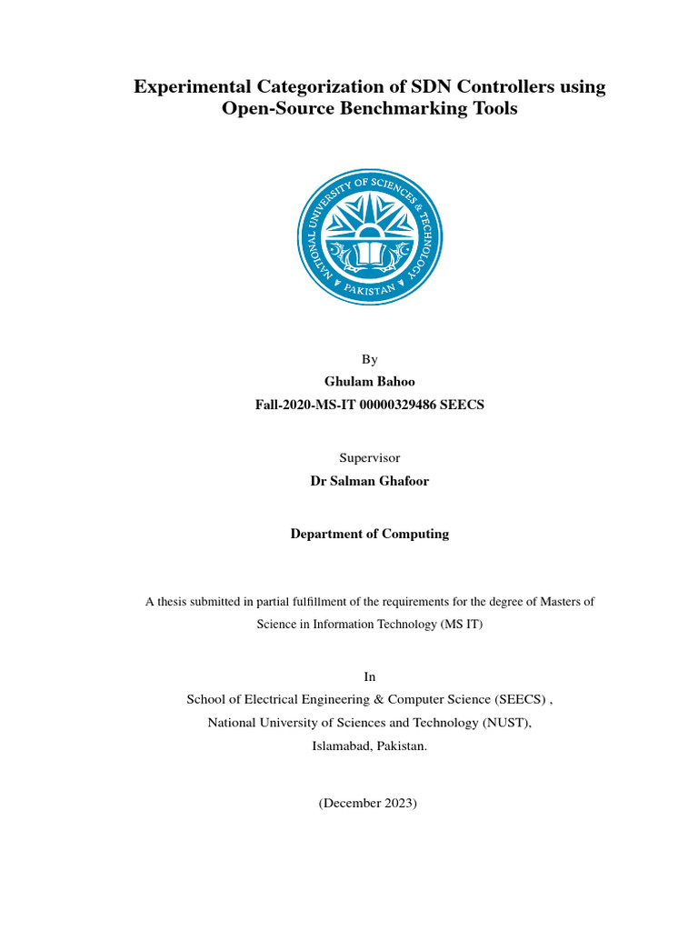 Nust Thesis | PDF | Computer Network | Transmission Control Protocol