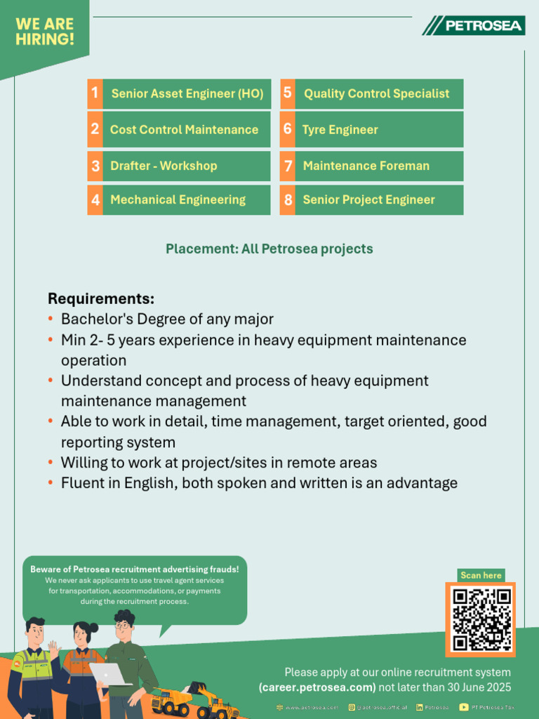 Petrosea Recruitment Warning and Roles | PDF
