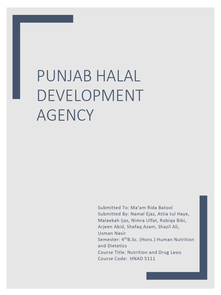 Punjab Halal Development Agency Act 2016 | PDF | Slaughterhouse | Justice