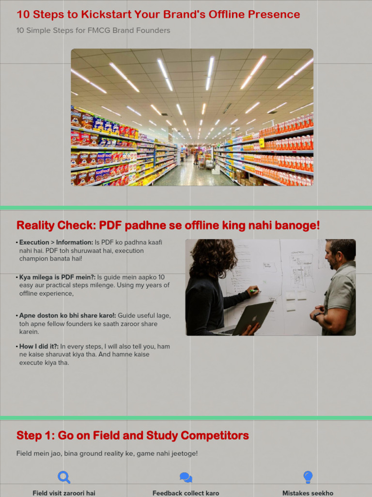 10 Steps To Kickstart Your Brand's Offline Presence | PDF | Retail ...