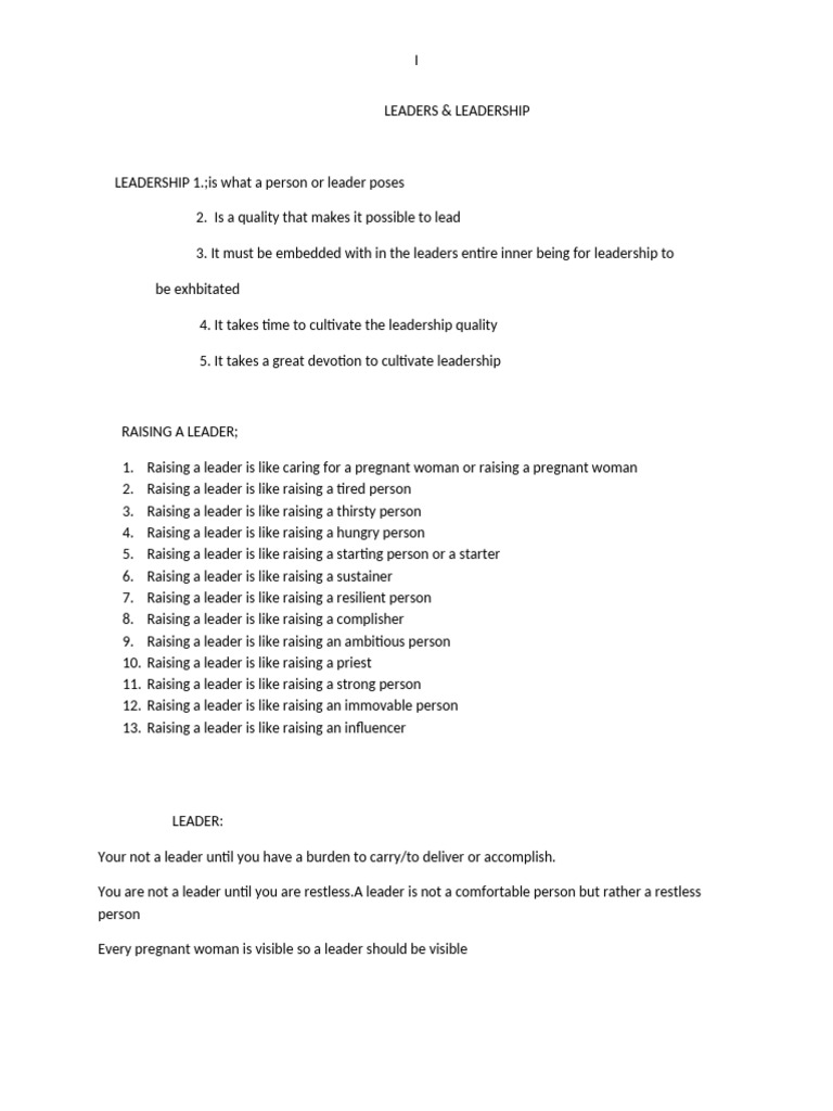 Cultivating Effective Leadership Qualities | PDF | Chess Openings | Chess