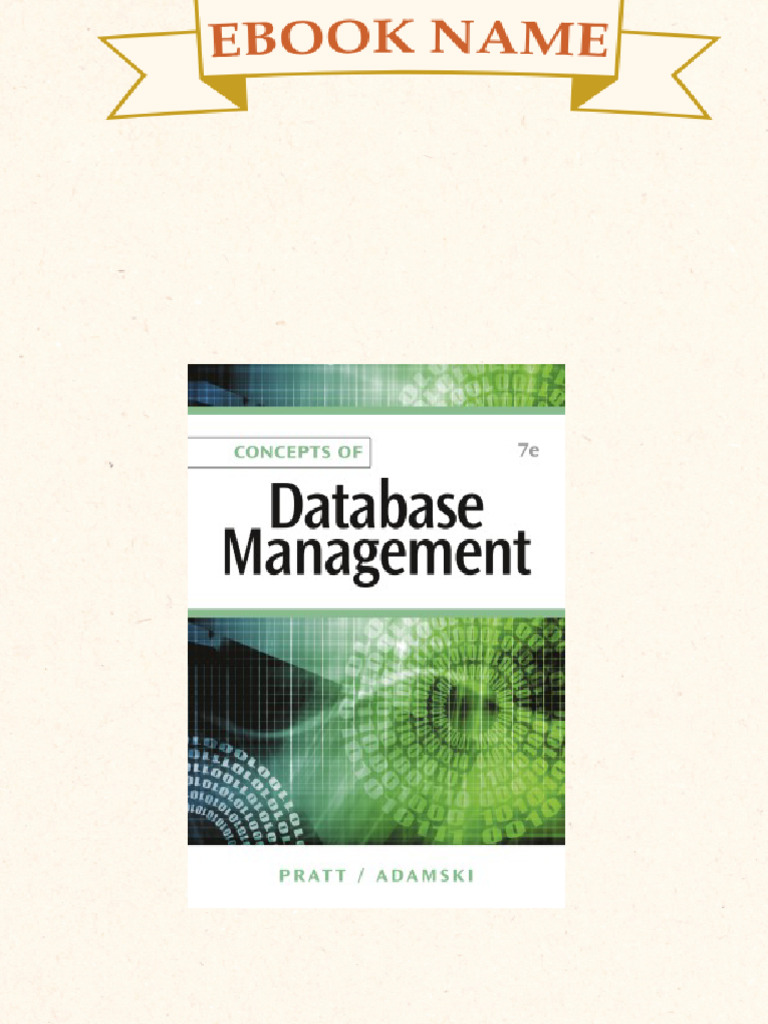 Concepts of Database Management 7th Edition Edition Philip J. Pratt ...