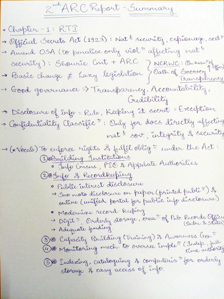 2nd Arc Recommendations | PDF