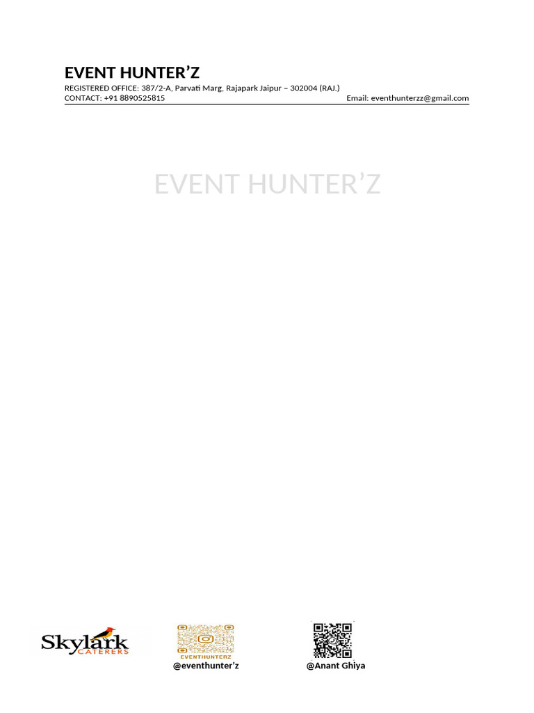 Event Letterhead | PDF