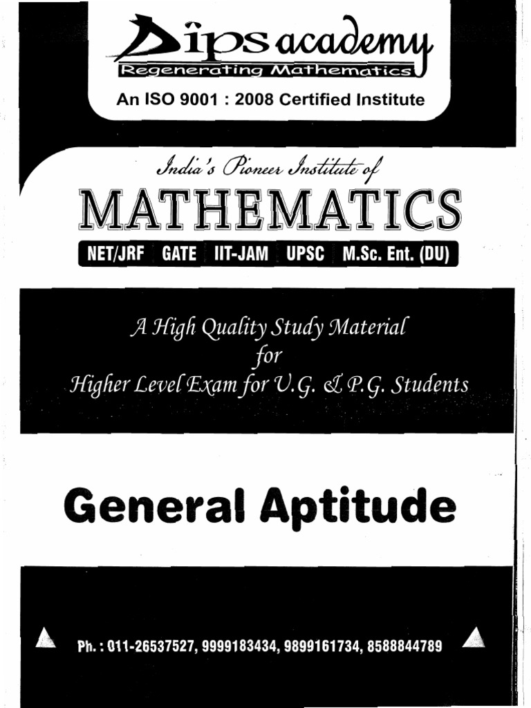 General Aptitude | PDF