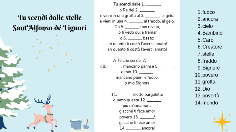 Tu Scendi Dalle Stelle | PDF