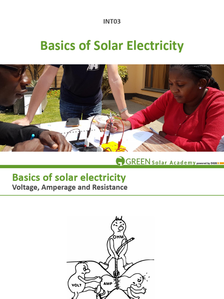 03 INT03 Basics of Electricity | PDF | Direct Current | Alternating Current