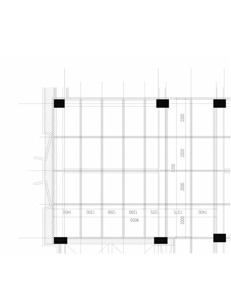 DENAH BALOK & PELAT LT. 4. R2 (2) - Model | PDF
