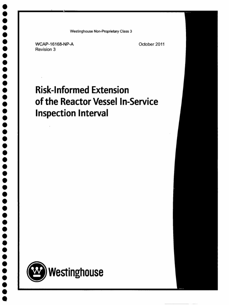 US NRC Revieew Interval of Inspection of RPV Welds | PDF | Nuclear ...