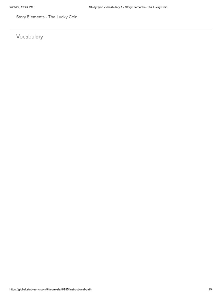 StudySync - Instructional Path - Everyone Loves A Mystery Story ...