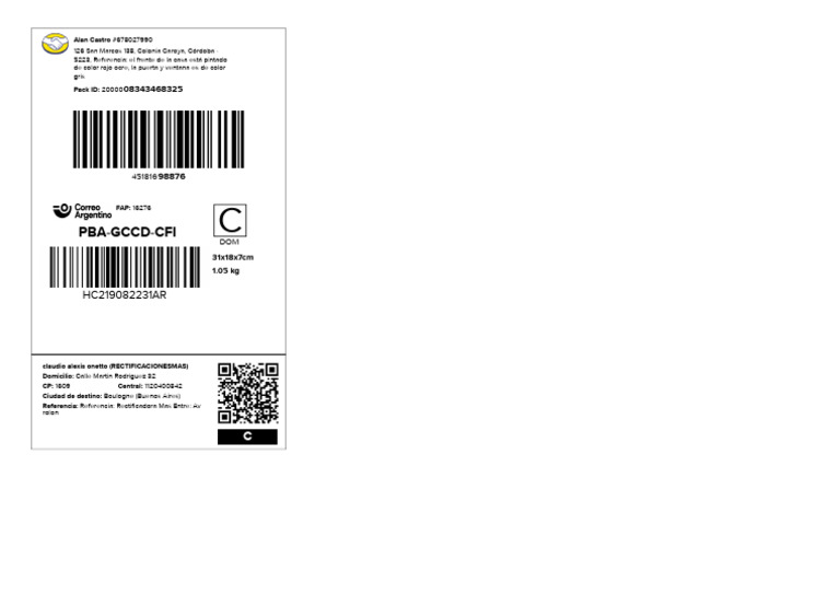 Shipment Labels 250716073916 | PDF