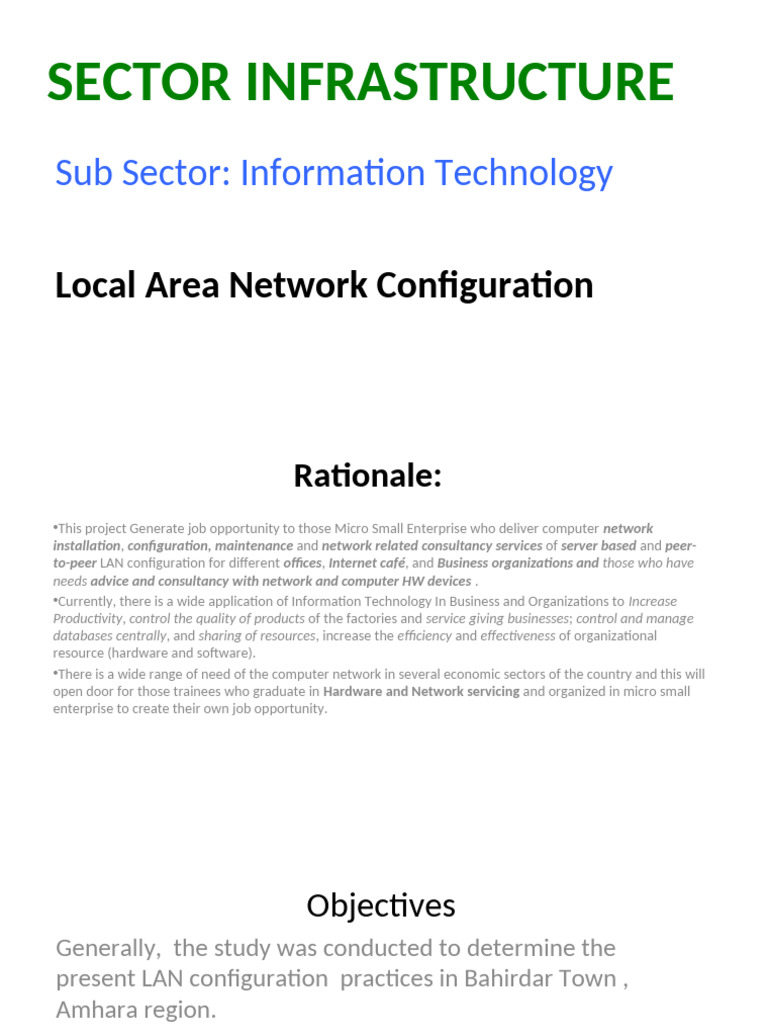 Local Area Network Configuration | PDF | Computer Network | Local Area Network