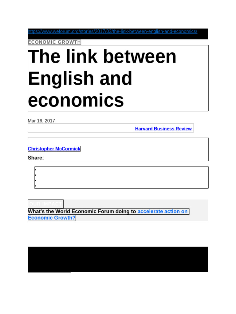 English Proficiency Boosts Economic Growth | PDF | English Language ...