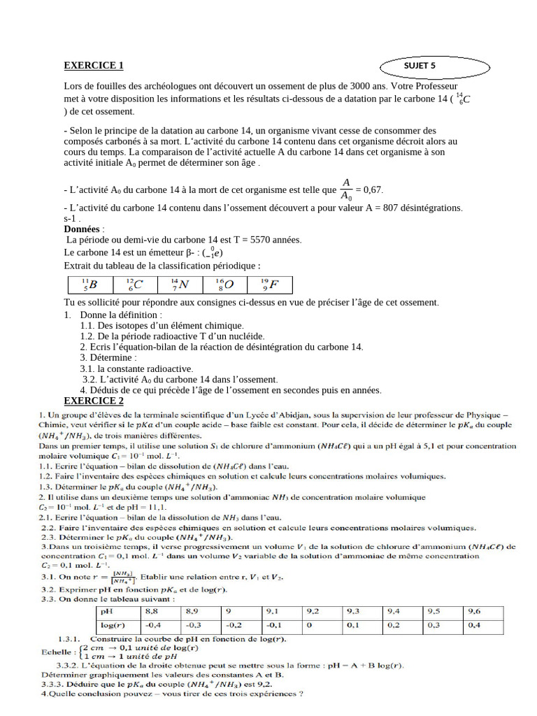 Datation au Carbone 14 d'un Osement Ancien | PDF