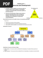Resources and Development Class 10 | PDF