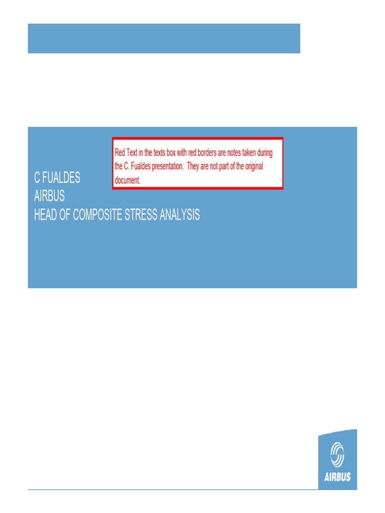 Airbus - 2007 - Stress With Composite | PDF | Strength Of Materials ...