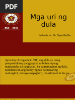 Uri NG Dula - Handouts | PDF