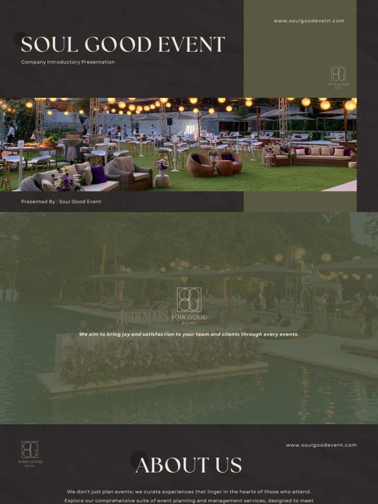 Soul Good Event Company Profile | PDF