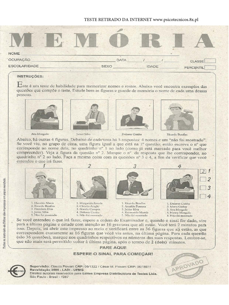 TSP Memória | PDF