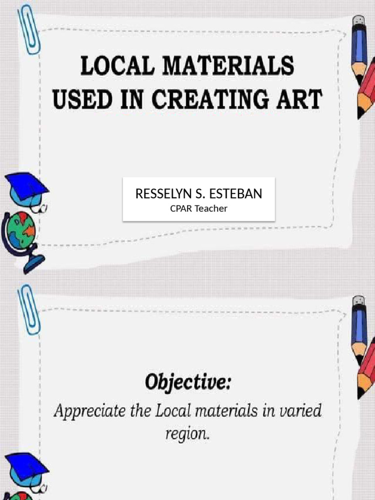 Local Materials Cpar | PDF