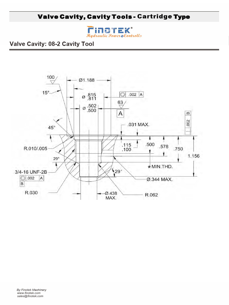 Valve Cavity 08 2 Cavity Tool | PDF