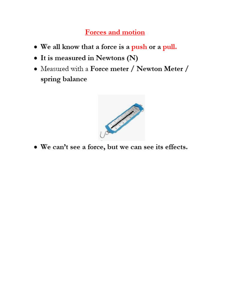 Understanding Forces and Motion | PDF | Speed | Force