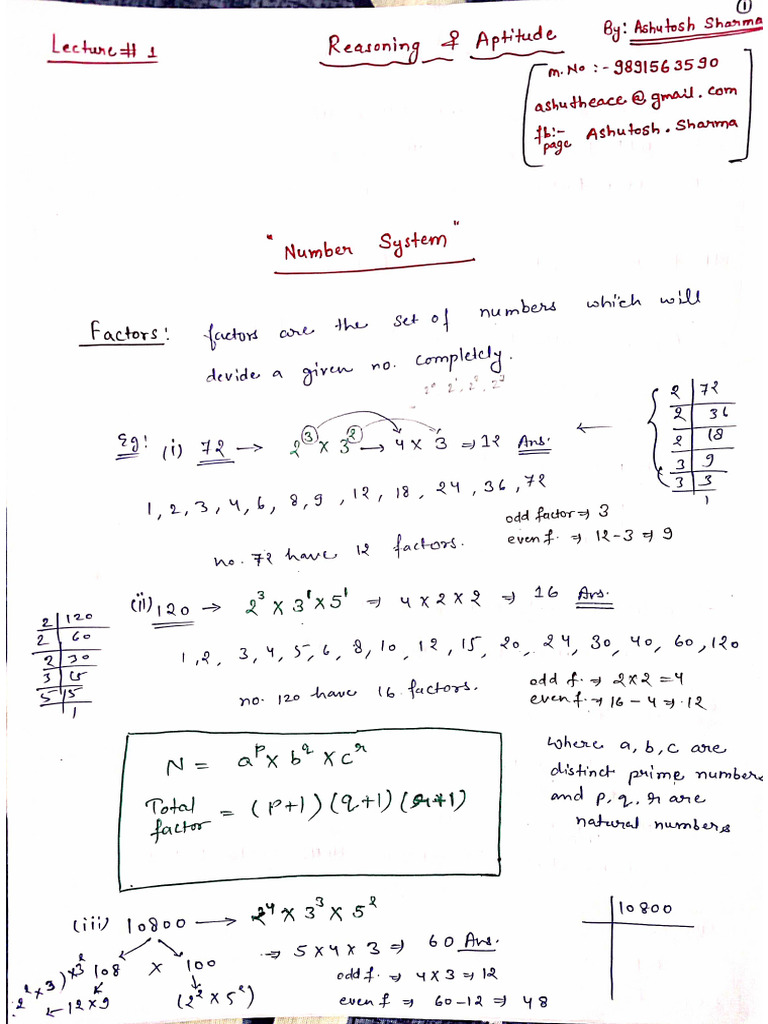 Aptitude 2021 Notes | PDF