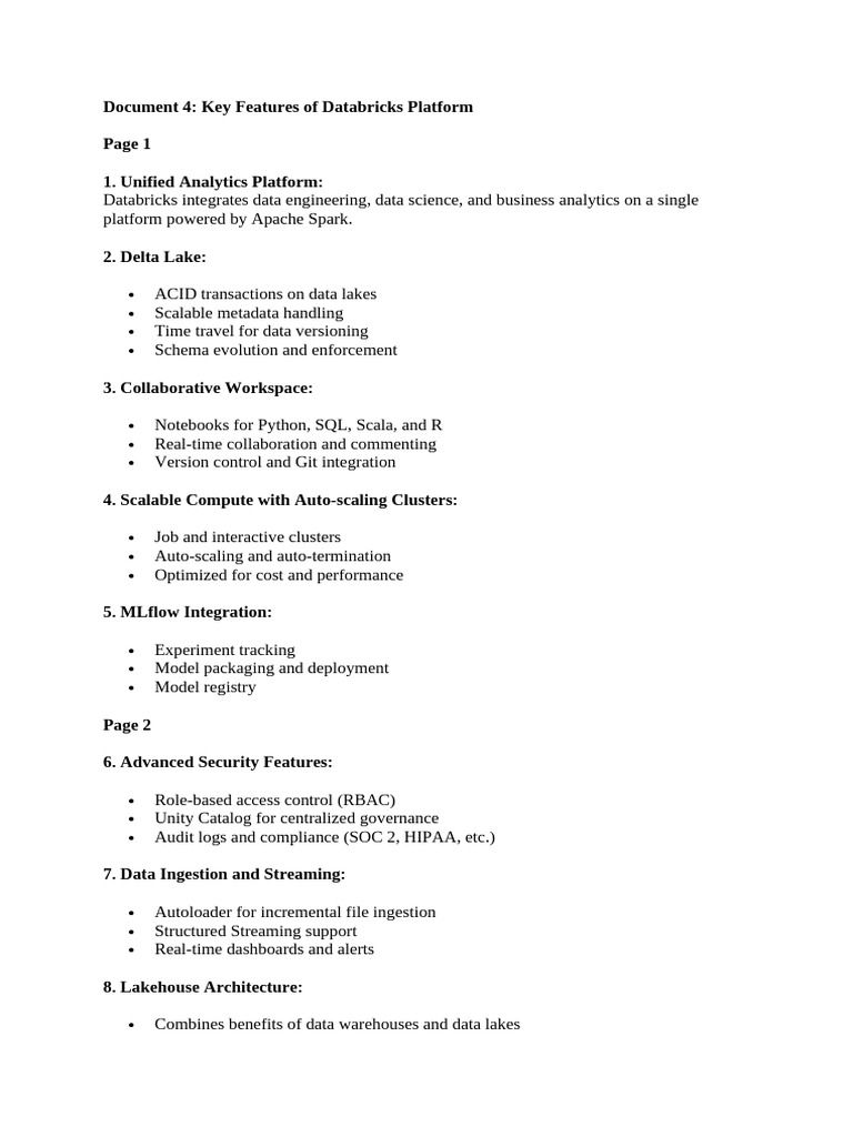 databricks-features | PDF
