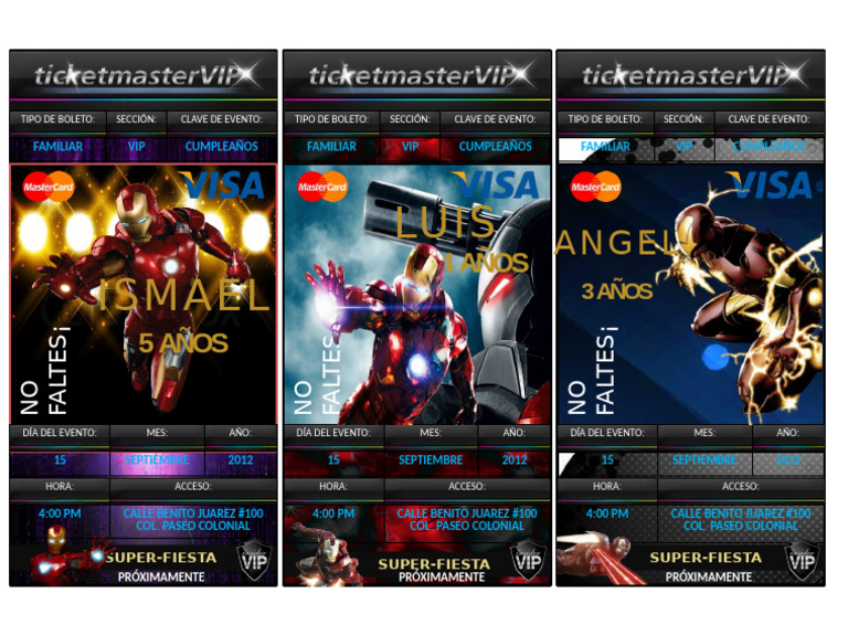 3 Diseños Iron Man | PDF