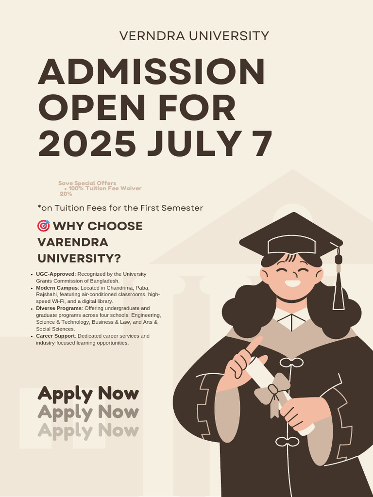 Brown Illustration University Promotion Poster | PDF