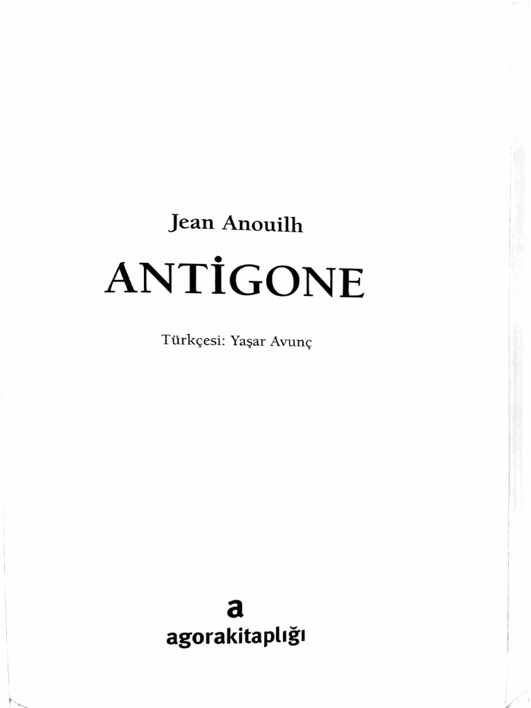Antigone Jean Anouilh | PDF