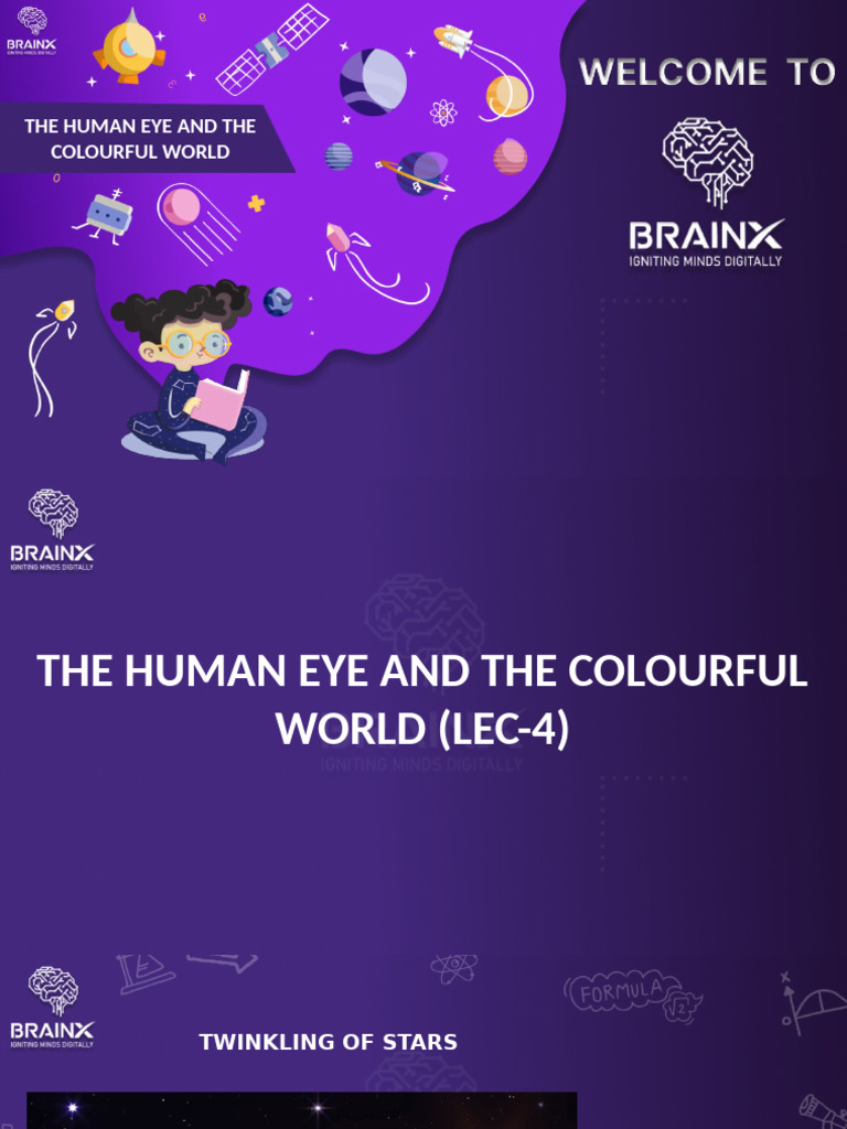 CHP - 11 - The Human Eye and The Colourful World (Lec-4) | PDF | Stars ...