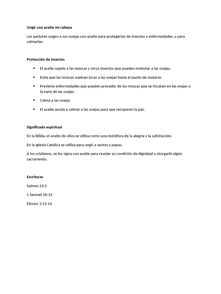 Ungir Con Aceite | PDF