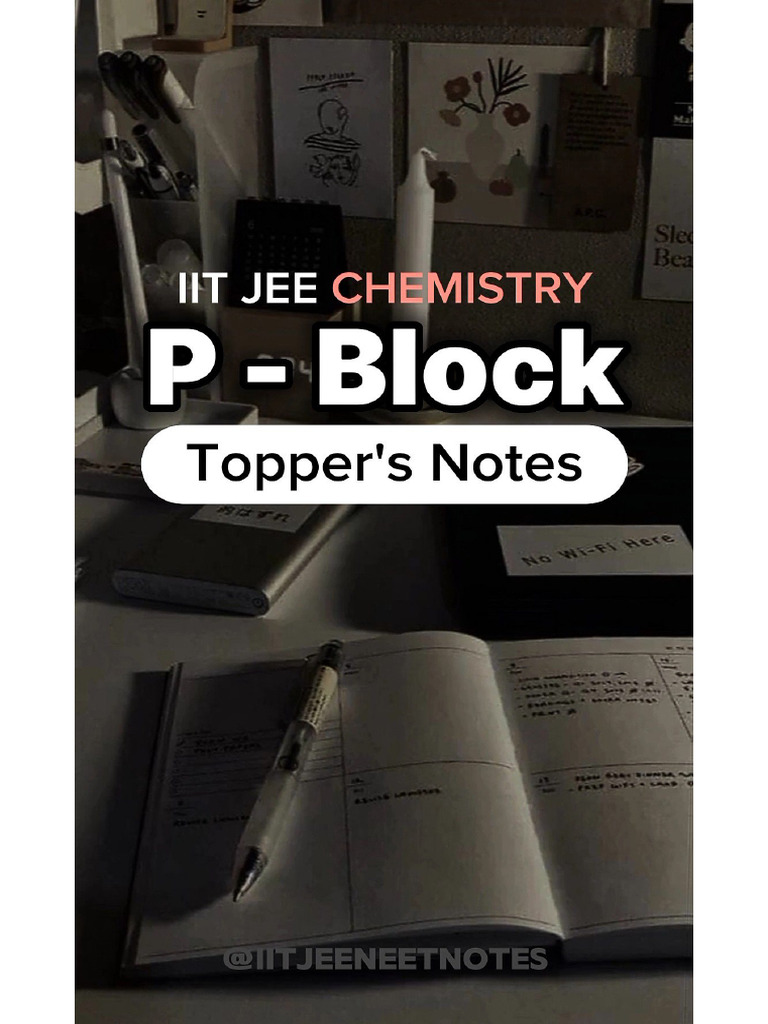 P-Block Topper's Handwritten Notes | PDF
