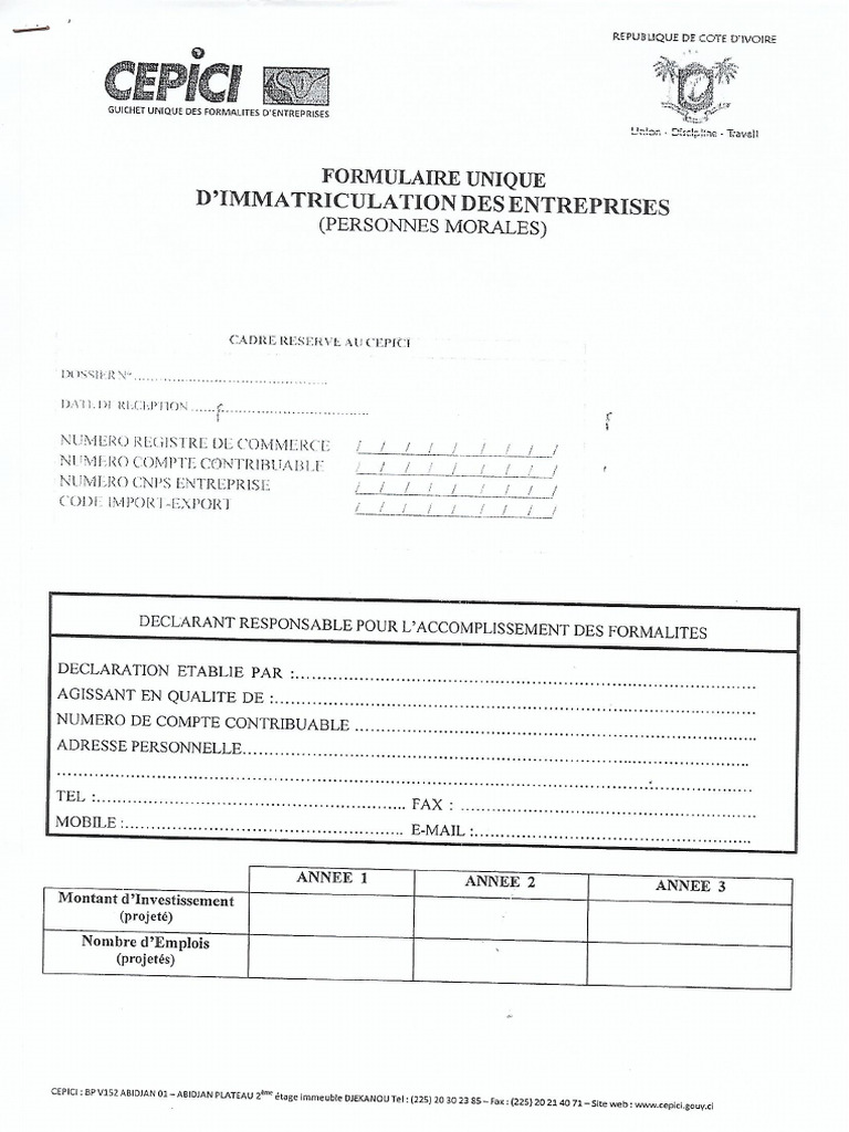 Fiche Cepici 1 | PDF